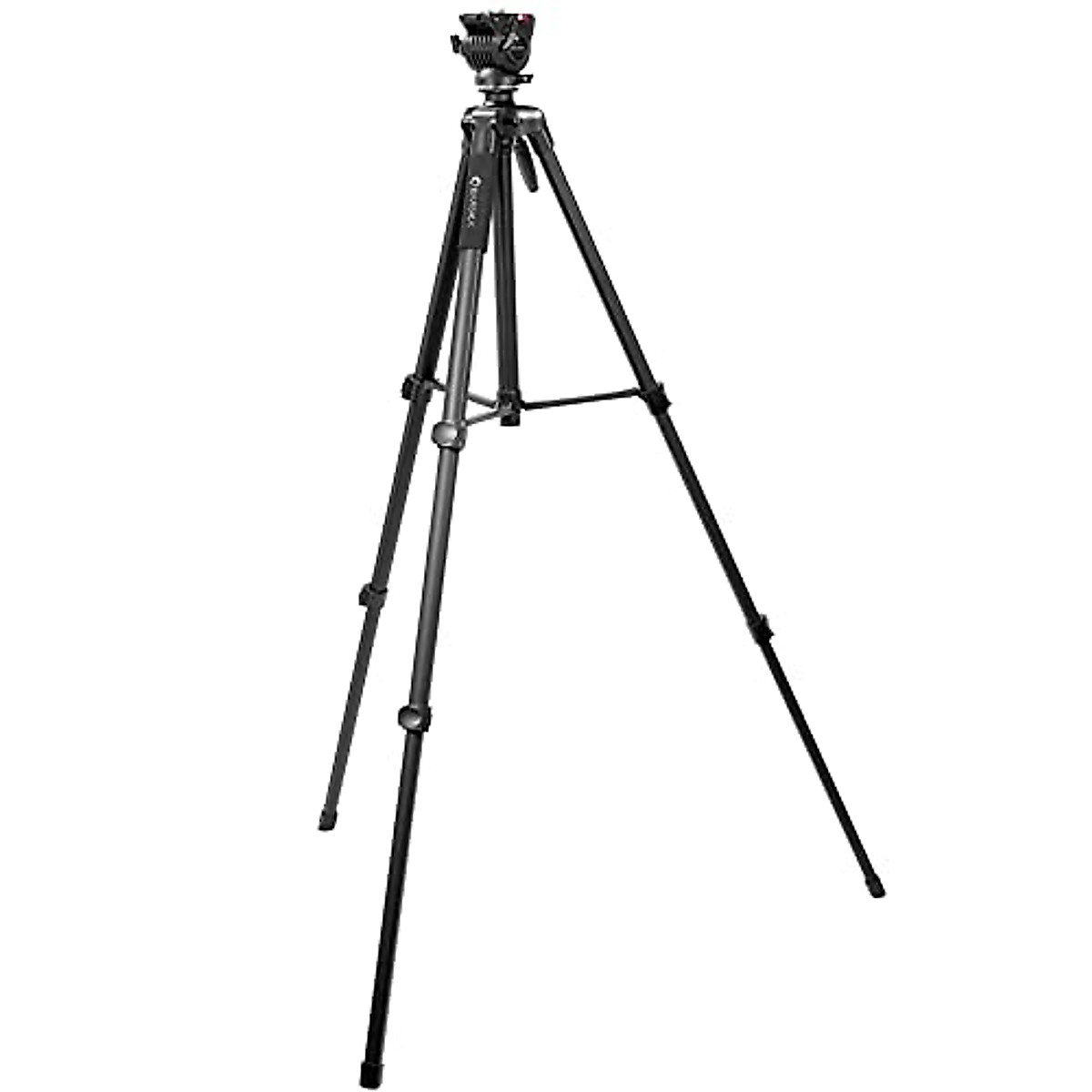 Barska AF13650 Professional Tripod with Fluid Head & Carrying Case for Spotting Scopes, Binoculars, Cameras, etc