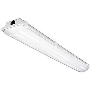 Four Bros Lighting 8 Foot LED Vapor Proof, 74W = 150W, 11200 Lumens, 5000K (Day Light), Waterproof, Shop and Garage Lighting