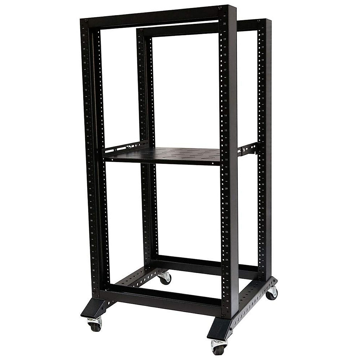 RAISING ELECTRONICS 20U 3FT 4 Post Open Frame 19inch Server Rack 31inchDeep