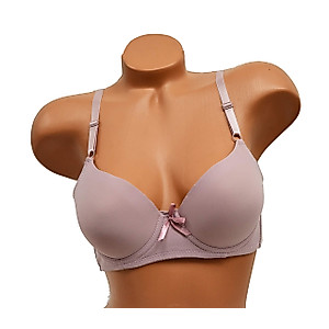 Viola's Secret Women's Bras 6 Pack T-Shirt Bra B, C, D, DD Cup (40C)