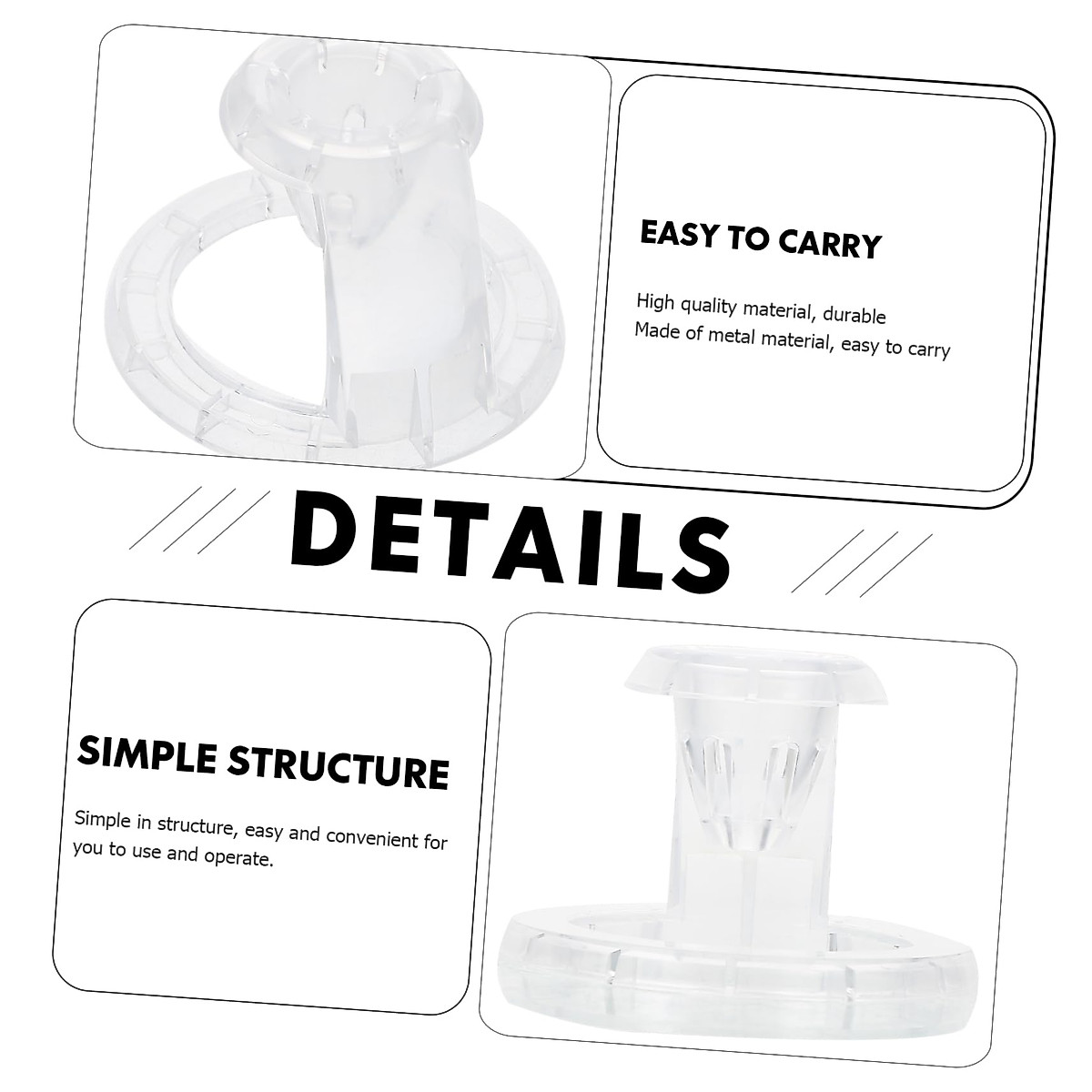 GLEAVI Clear 3D Printing Pen Rack 2pcs Storage Accessories Printing Brush Rack Plastic Storage Rack Pencil The Brush 3D Base Plastic 3D Pen Holder Printing Pen Pen Storage Rack