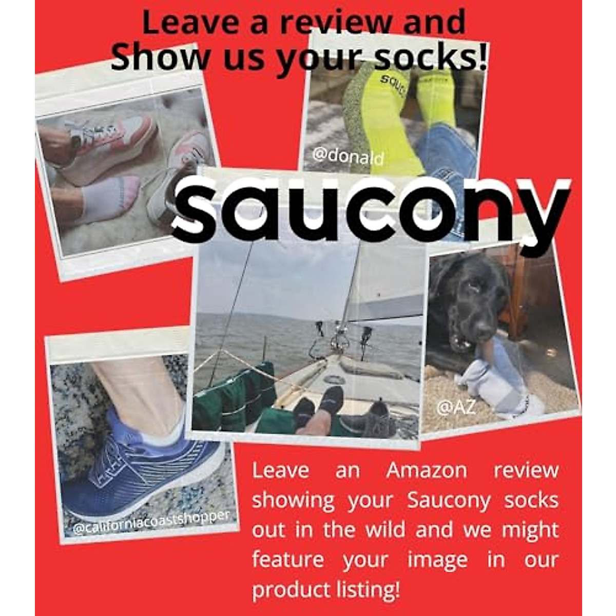 Saucony Women's RunDry Performance 8, 16 Heel Tab Athletic Socks, S-L, Assorted Darks (8 Pairs), Medium