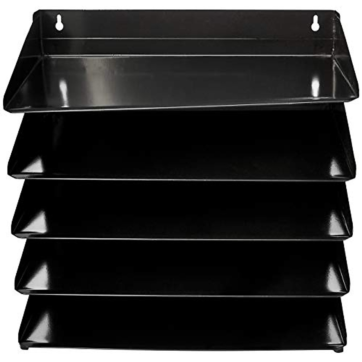 Amazon Basics 5 Tier Metal Office Document Organizer Tray, 13" x 9" x 13"