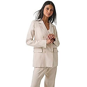 Karl Lagerfeld Paris Women's Long Sleeve Everyday Fashion Sport Jacket, Bone, Small