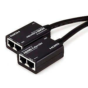 Monoprice HDMI Extender - Using Cat5e or CAT6 Cable, Extend Up to 98-Feet, HDCP Pass-Through, Up to 1080p Resolution