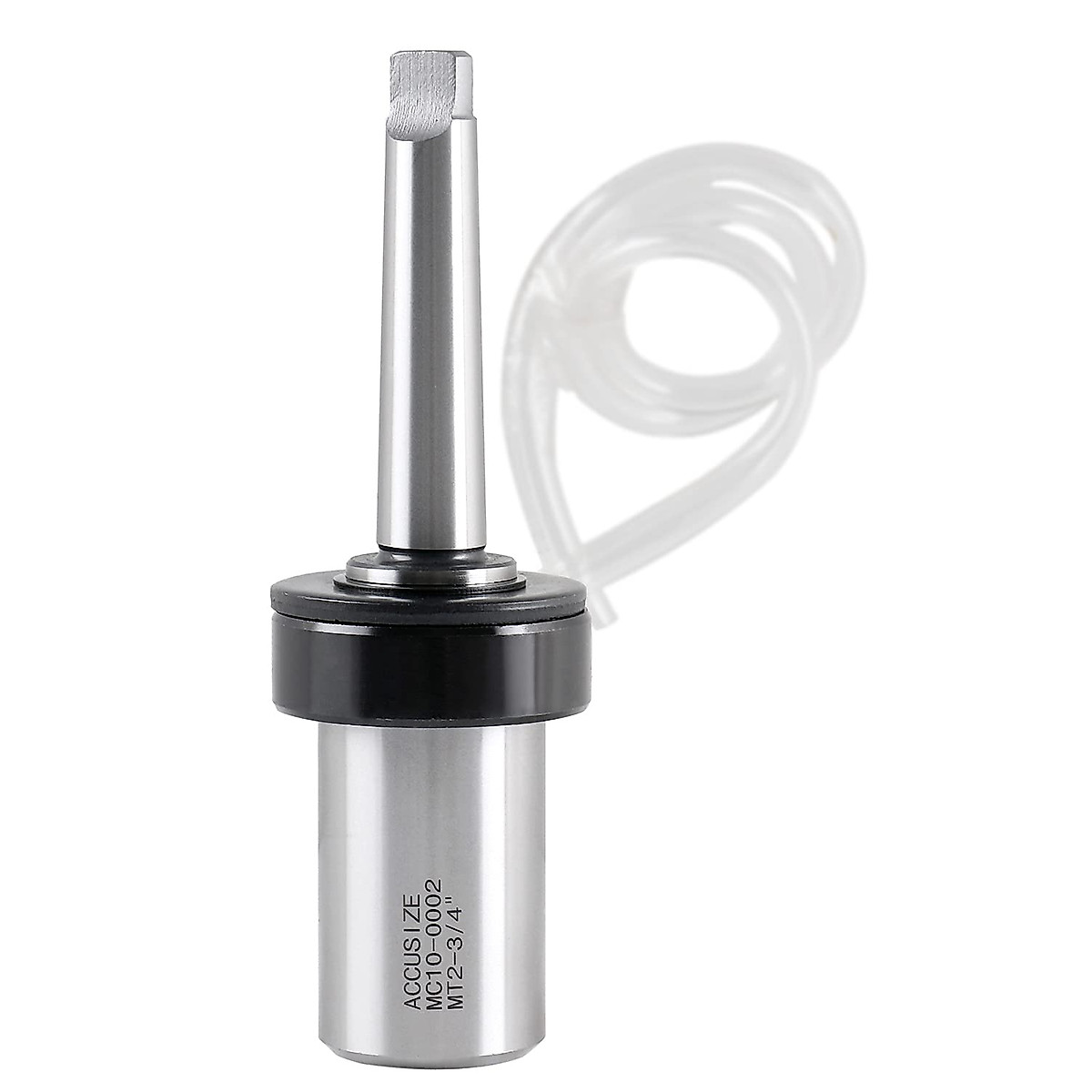 Accusize Industrial Tools Mt2 to 3/4 inch Weldon Shank with Coolant System for Drill-Use Annular Cutter on Drill Press, Mc10-0002
