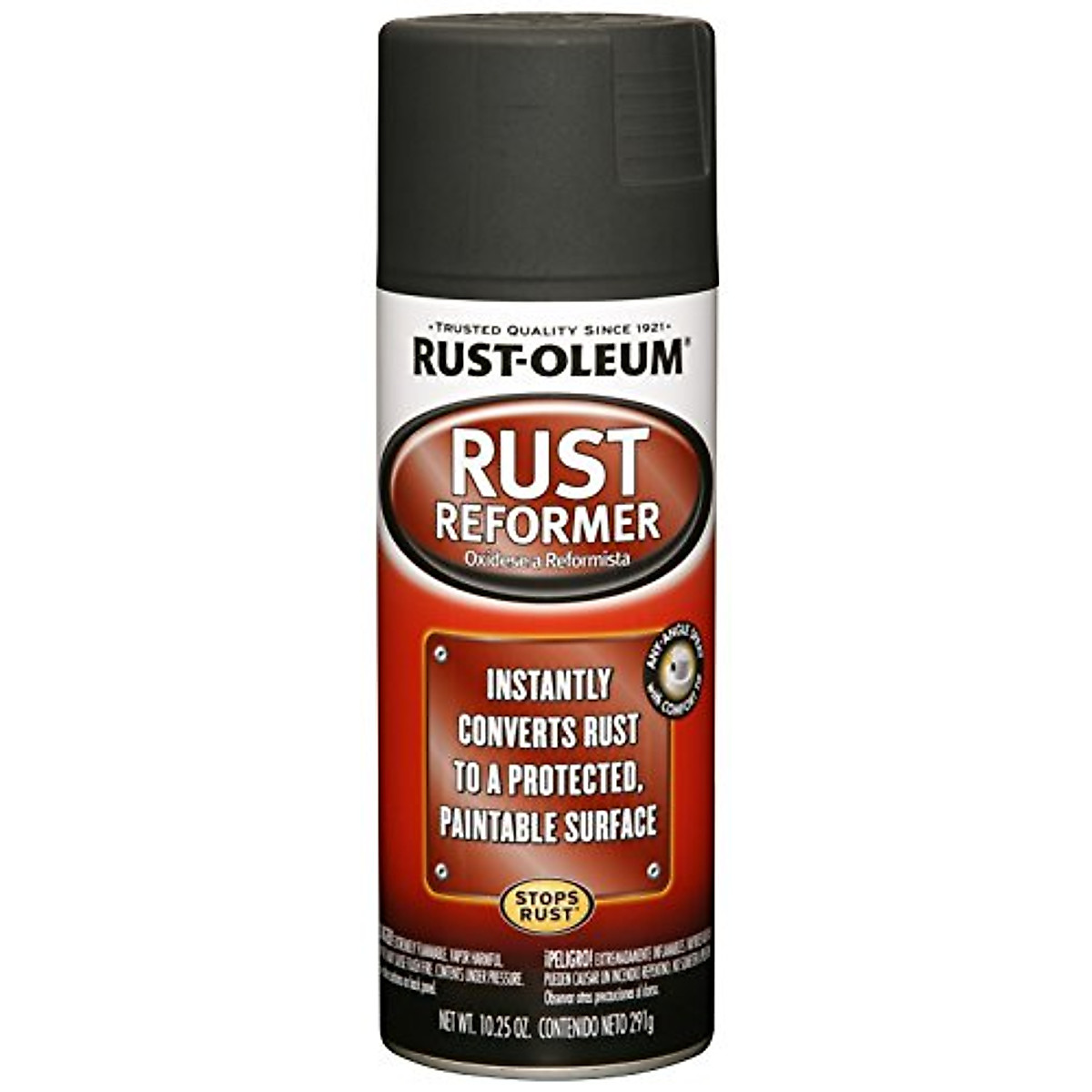Rust-Oleum 248658 Rust Reformer Spray, 10.25 oz, Black & 248657 Rubberized Undercoating Spray, 15 oz, Black