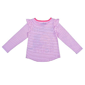 Sesame Street Girls Long Sleeve Shirt and Pants Set for Baby, Toddlers, and Little Kids