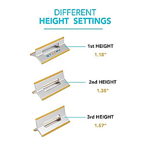 Steepy Laptop Stand Riser Wedge Support Ventilated Office Desk Accessory Cooling Portable Plastic Lightweight Compatible with Tablets and Smartphones (Orange Sunrise)