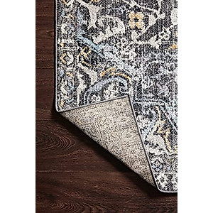 Loloi II Cassandra Collection CSN-02 Charcoal/Gold, Traditional 7'-10" x 10' Area Rug