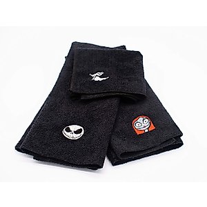 Embroidered Nightmare Before Christmas Tea Towel Set - Three Pieces