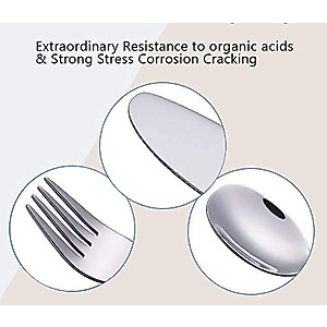 ANNOVA Children's Flatware 6 Pieces Set - Stainless Steel Cutlery/Silverware 2 x Safe Forks, 2 x Dinner Knife, 2 x Dinner Spoon - Safe Kids Toddler Utensils Lunch Box (Engraved Dog Cat Bunny)