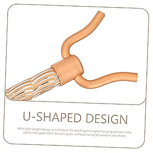 OKUMEYR 2pcs Stainless Steel Toilet Paper Holder Out Door Curtains Blinds Curtains Adjustable Closet Pole Retractable Reach Stick Washing Line Clothes Reaching Pole Clothes Fork Rod CD