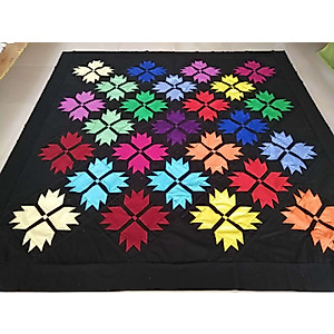 LENAILIN 50PCS 10" x 10" 10 Solid Colors Quilting Fabric 100% Cotton Bundle Squares for Quilting Sewing Precut Squares Sewing Quilting Patchwork Scraps for DIY Crafting