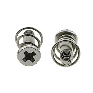 ZZHXSM 20pcs GPU Graphics Card Back Plate Heatsink Screws Spring Screws Phillips CPU Mainboard Radiator Fixing Bolts M2x9mm DIY Phillips Step Screws