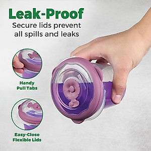 Tribello Meal Prep Soup Food Storage Container With Lids, 12 Oz Reusable Microwave/Freezer Safe Kids Lunch Container Set, Deli Containers Leak Proof Lids, BPA Free - 12 Pack