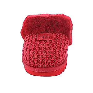 UGG174 Cozy Slipper Womens Slipper 5 BM US Samba Red