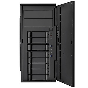 SilverStone Technology CS380 8-Bay Compact ATX Tower case, CS380B-X V2.0, Black