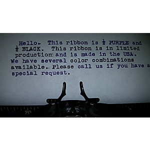 Black and Purple Typewriter Ribbon for We R Memory Keepers Typecast Typewriter