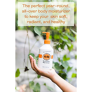Yu-Be Hand & Body Lotion Deeply Hydrating Moisturizer Pump Bottle for Extra-Dry Skin - Day & Night Daily Moisturizing Skin Cream | Good For Cracked Heels I Non-Greasy - 10.25 Fl. Oz.