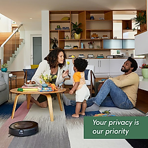 iRobot Roomba j7+ (7550) Self-Emptying Robot Vacuum – Identifies and avoids obstacles like pet waste & cords, Empties itself for 60 days, Smart Mapping, Works with Alexa, Ideal for Pet Hair, Graphite