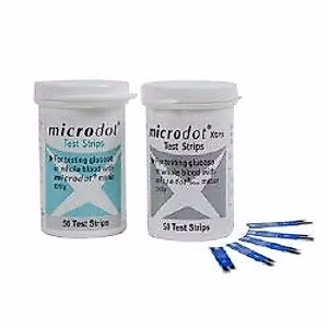 microdot Blood Glucose Test Strips