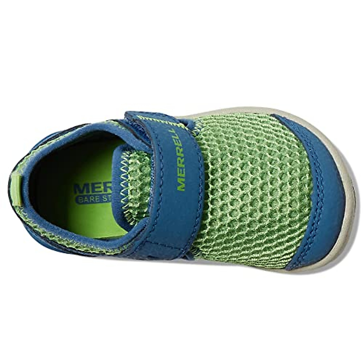 Merrell Unisex-Child Bare Steps H20 Water Shoe, Dark Blue/Green, 4 M US Unisex Little Kid