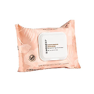 Honest Beauty Makeup Remover Facial Wipes | Plant-Based, Hypoallergenic | 30 Count