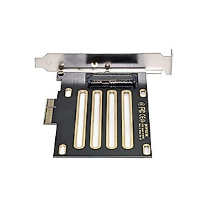 NFHK PCI-E 3.0 x4 Lane to U.2 U2 Kit SFF-8639 Host Adapter for Intel Motherboard & 750 NVMe PCIe SSD Black