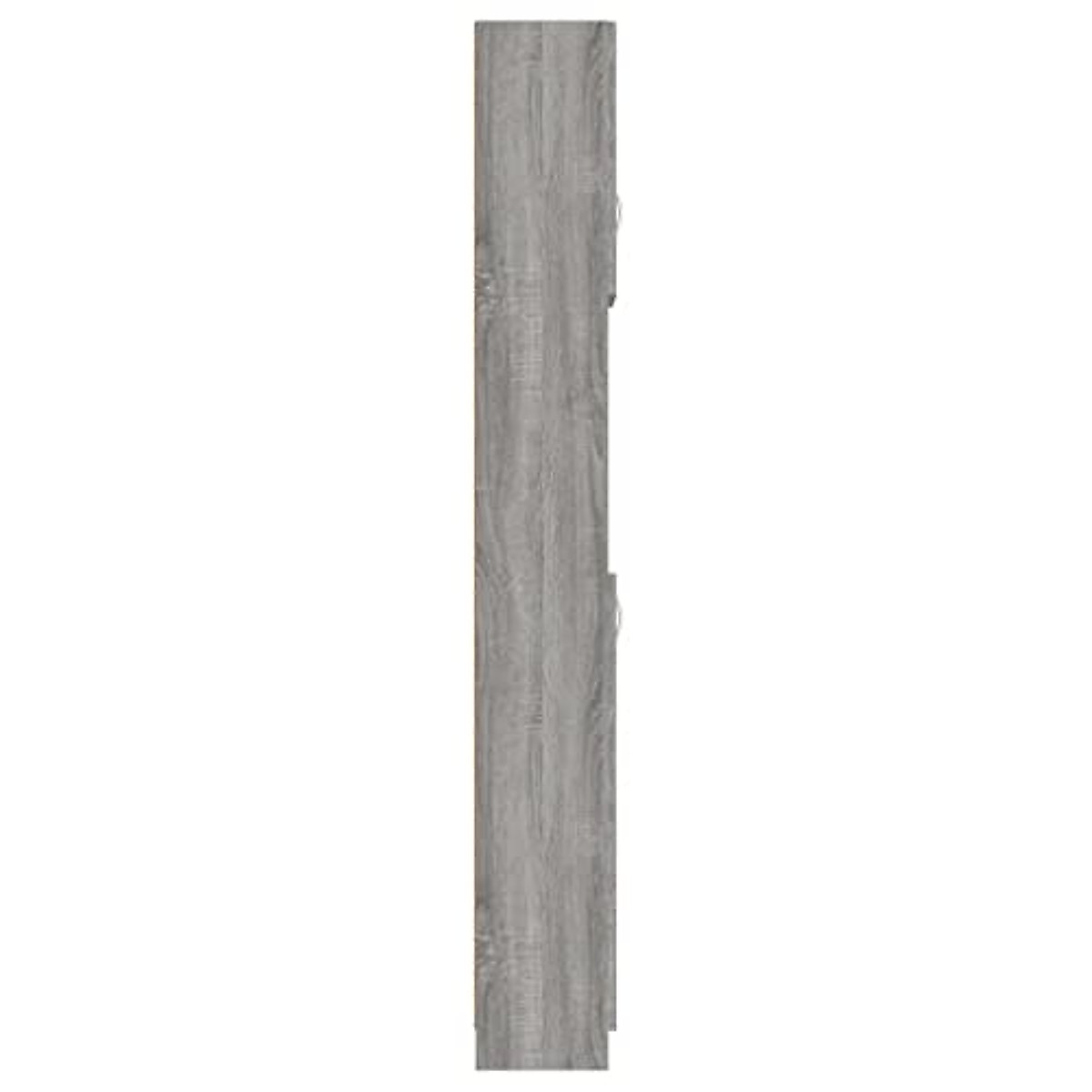 vidaXL Bathroom Cabinet Gray Sonoma 12.6"x10"x74.8" Engineered Wood