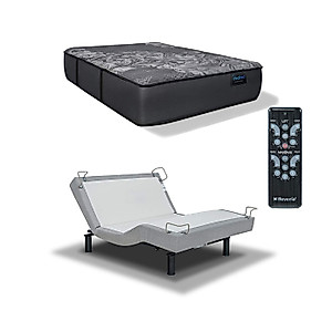 iDealBed Luxe Series Hybrid iQ5 Mattress with Reverie 5D Adjustable Bed Set, Massage, Zero Gravity, Pressure Relief Sleep System (Luxury Firm (Medium Firm Feel), Queen)