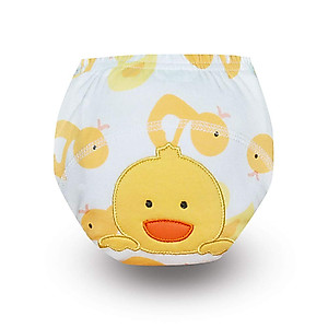 Baby Girls' Training Pants Reusable 5 Pack Toilet Training Underwear Panties Nappy Size 80 18Months 2T