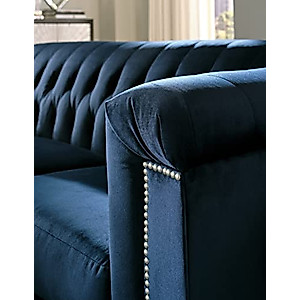 Signature Design by Ashley Josanna Sofa, Blue