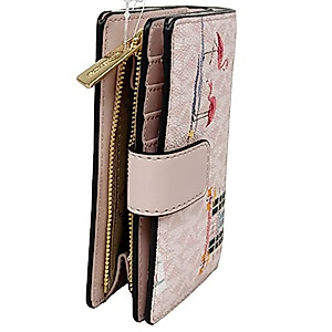 Michael Kors Jet Set Medium Compact Bifold Wallet Light Powder Blush Pink Miami