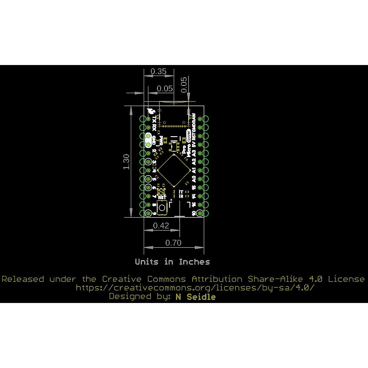 SparkFun Qwiic Pro Micro - USB-C (ATmega32U4) - Compatible with Arduino development board 5V/16MHz microcontroller AP2112 3.3V Voltage Regulator Castellated PTH pin pads Reset button Maximum 6V input