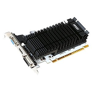 MSI GeForce GT 730 Kepler DDR3 2GB OC Low Profile DirectX 12 (N730K-2GD3H/LP)