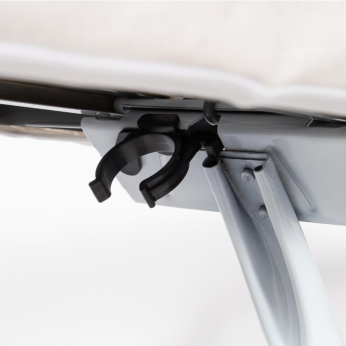 T-Leg Freestanding Ironing Board, by Seymour Home Products (Khaki) Large Ironing Board with Steel Legs and Adjustable Height Made in The USA