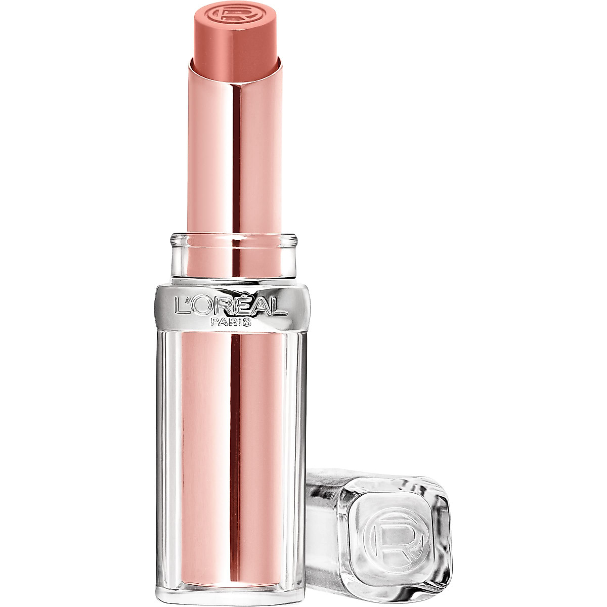 L’Oréal Paris Glow Paradise Hydrating Balm-in-Lipstick with Pomegranate Extract, Beige Eden, 0.1 Oz
