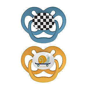 Dr. Brown's Advantage Baby Pacifiers, 6 -18 Month, Blue, 2 Count