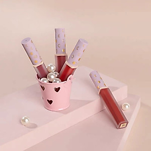 Tosnail 20 Pack Mini Metal Buckets with Handle, Small Tin Buckets for Party Favors, Candy Buffet Containers - Pink and White with Heart-Shaped Hollow