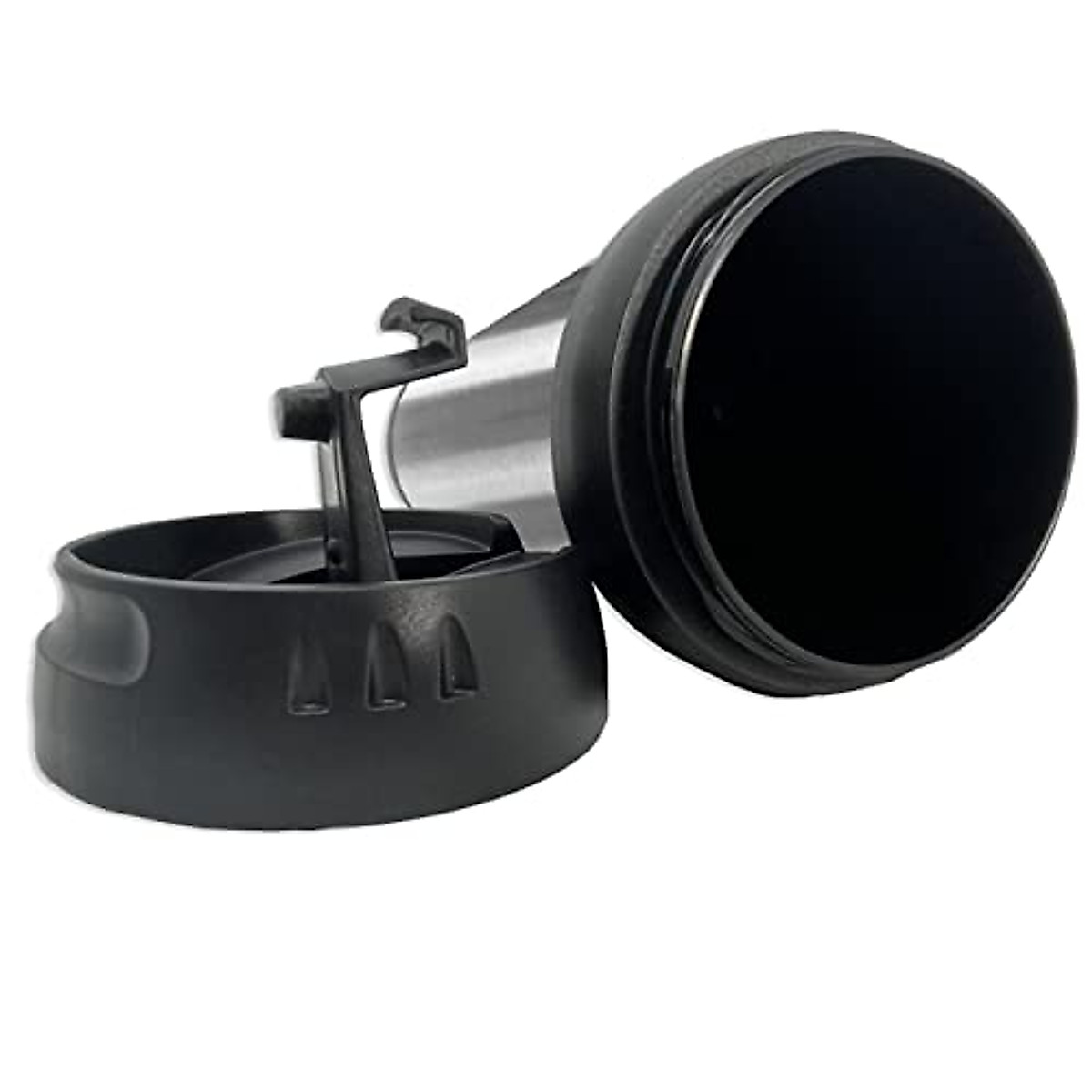 LaserGram 16oz Coffee Travel Mug, Cup of Coffee, Personalized Engraving Included (Stainless)