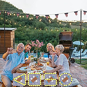 Danshinro String Light Poles, 10.5 FT Poles for Outdoor String Lights, Spiral Outdoor String Light Pole, 2 Pack String Light Poles for Outside, Adjustable String Light Pole for Backyard Patio Bistro