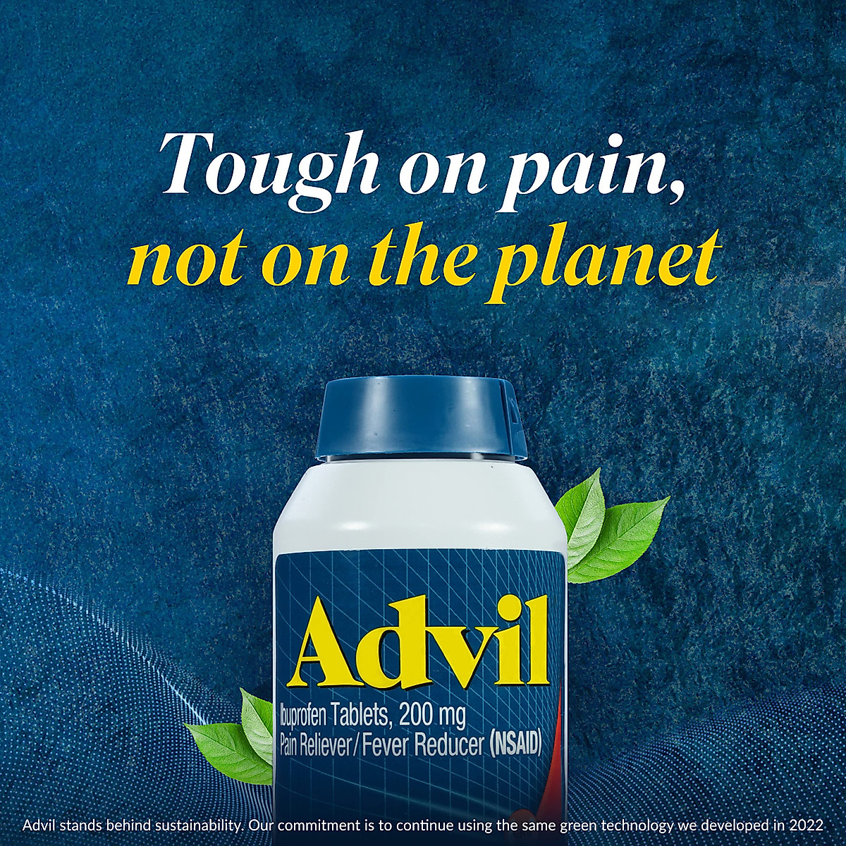 Advil Pain Reliever and Fever Reducer, Ibuprofen 200mg for Pain Relief - 50 Coated Tablets