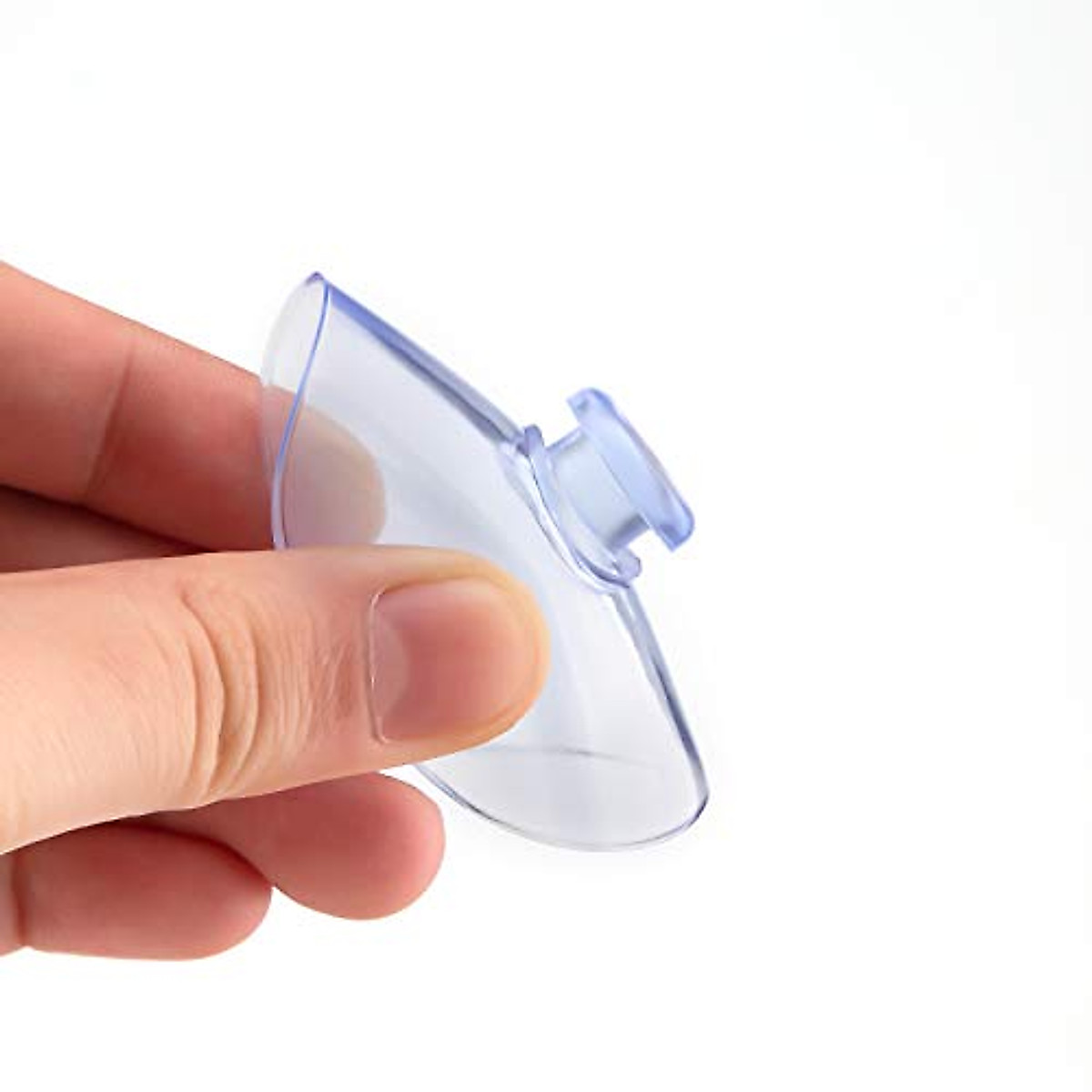 SAVITA 20Pcs 5cm/2 Inches Clear Suction Cups Without Hooks Bathroom Kitchen Suction Cup for Home Decoration and Organization