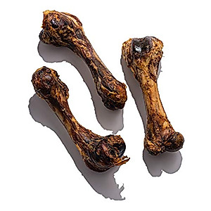 Jack&Pup Pork Femur Bones for Dogs Long Lasting | Gourmet Beef Dog Bones for Aggressive Chewers (4 Pack)