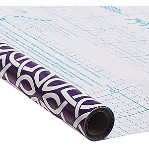 Home Basics Self Adhesive Shelf Liner, 2 Pack (Blossom Purple)