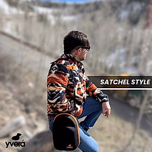 Hat Travel Case - Hat Carrier for Travel Hat Case for Travel with Sunglasses case, Airpods Pocket, 2 Straps - Baseball Cap holder organizer - Hat Storage for Baseball caps - yvera