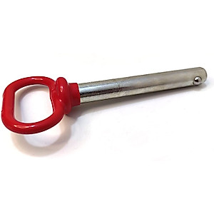 5/8" x 4" Red Handle Detent Pin Quick Release Hitch Pin for Simple Insertion and Remove,Trailer,Automatic Equipment Multipurpose Pin