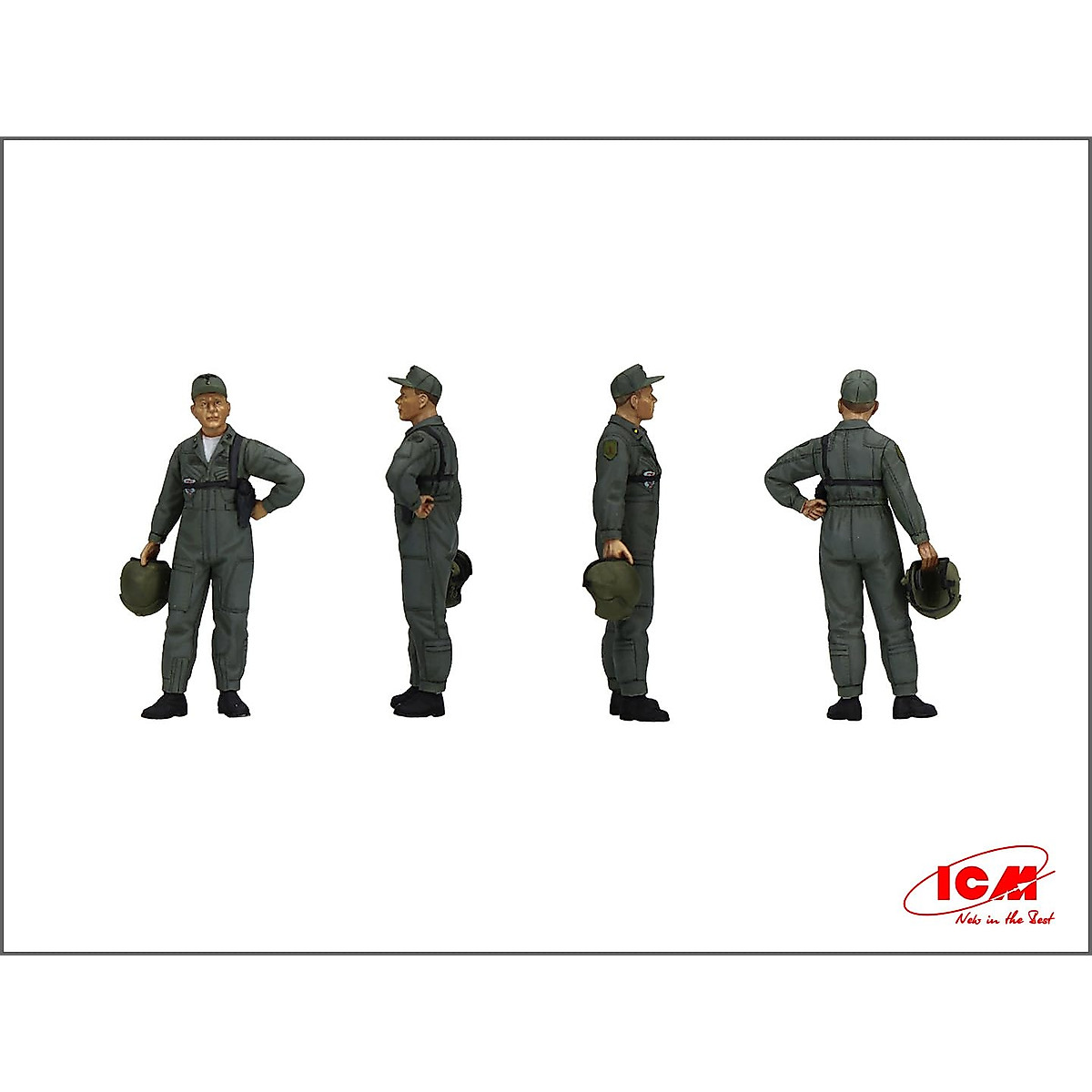 ICM 53101 - US Helicopter Pilots (1960s-1970s) (100% New molds) - Scale 1:35