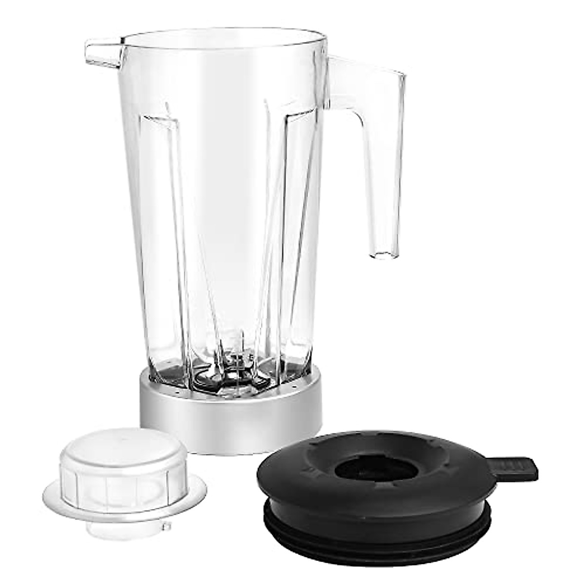 Potlimepan Professional Countertop Blenders, 1300W & 72 oz Smoothie Maker Blender, Stainless Steel Blenders, Ice Crushing, Juicer, Smoothie, Soymilk, Silver